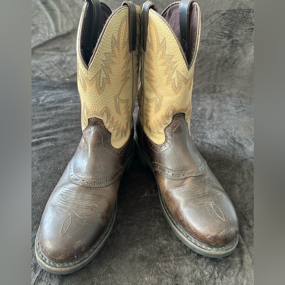 Justin Boots | Shoes | Mens Justin Western Boots Round Toe | Poshmark